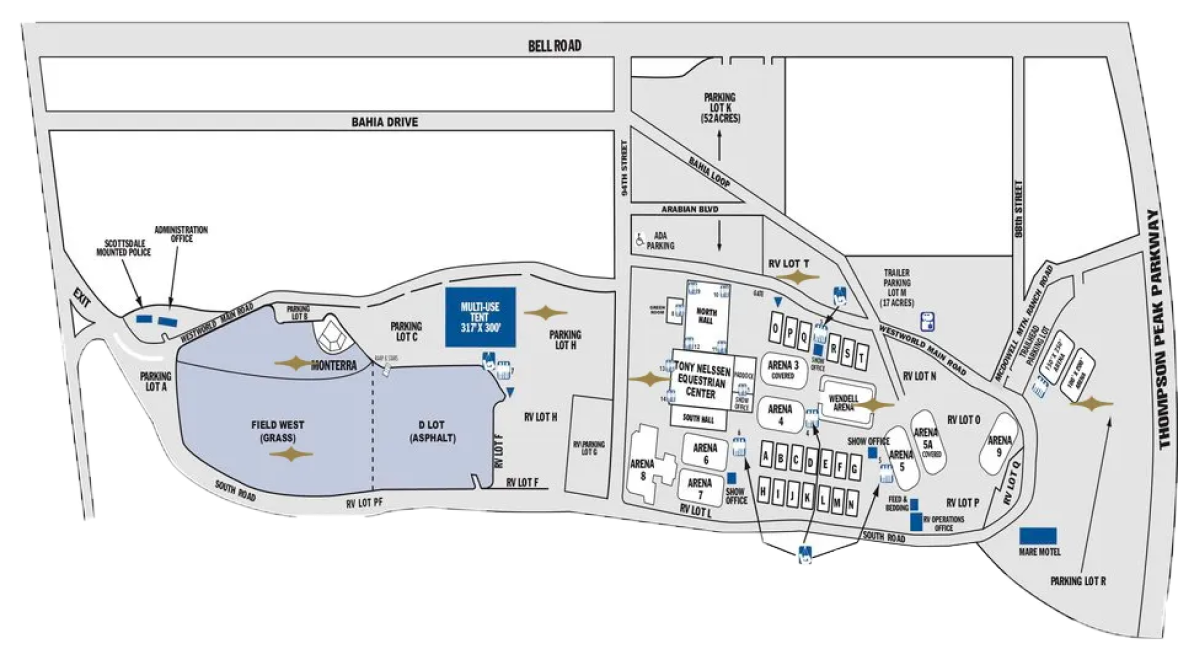 Facilities at WestWorld of Scottsdale | Event Venue & Equine Arena